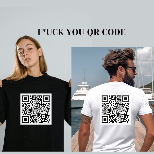 Qr Code Tshirt - Etsy