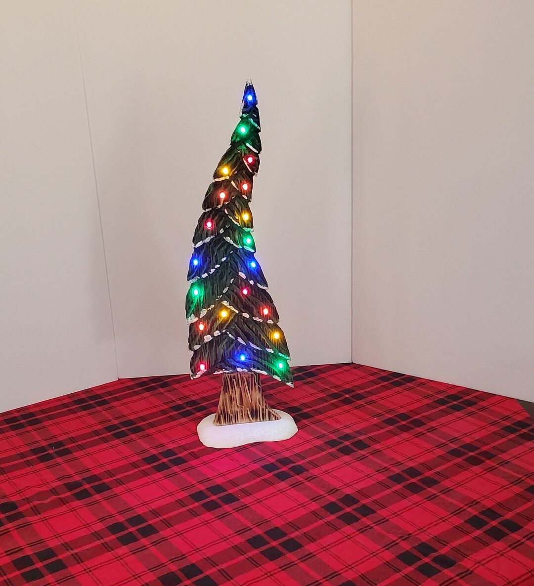 Hand Carved Christmas Tree - Etsy