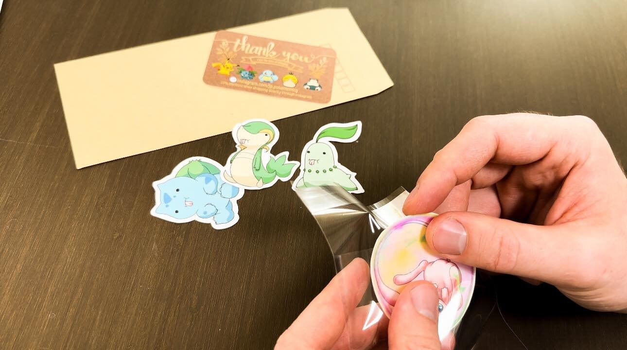 Pokemon Grass Type Bulbasaur Derpy Pokemon Vinyl Glossy Sticker for ...