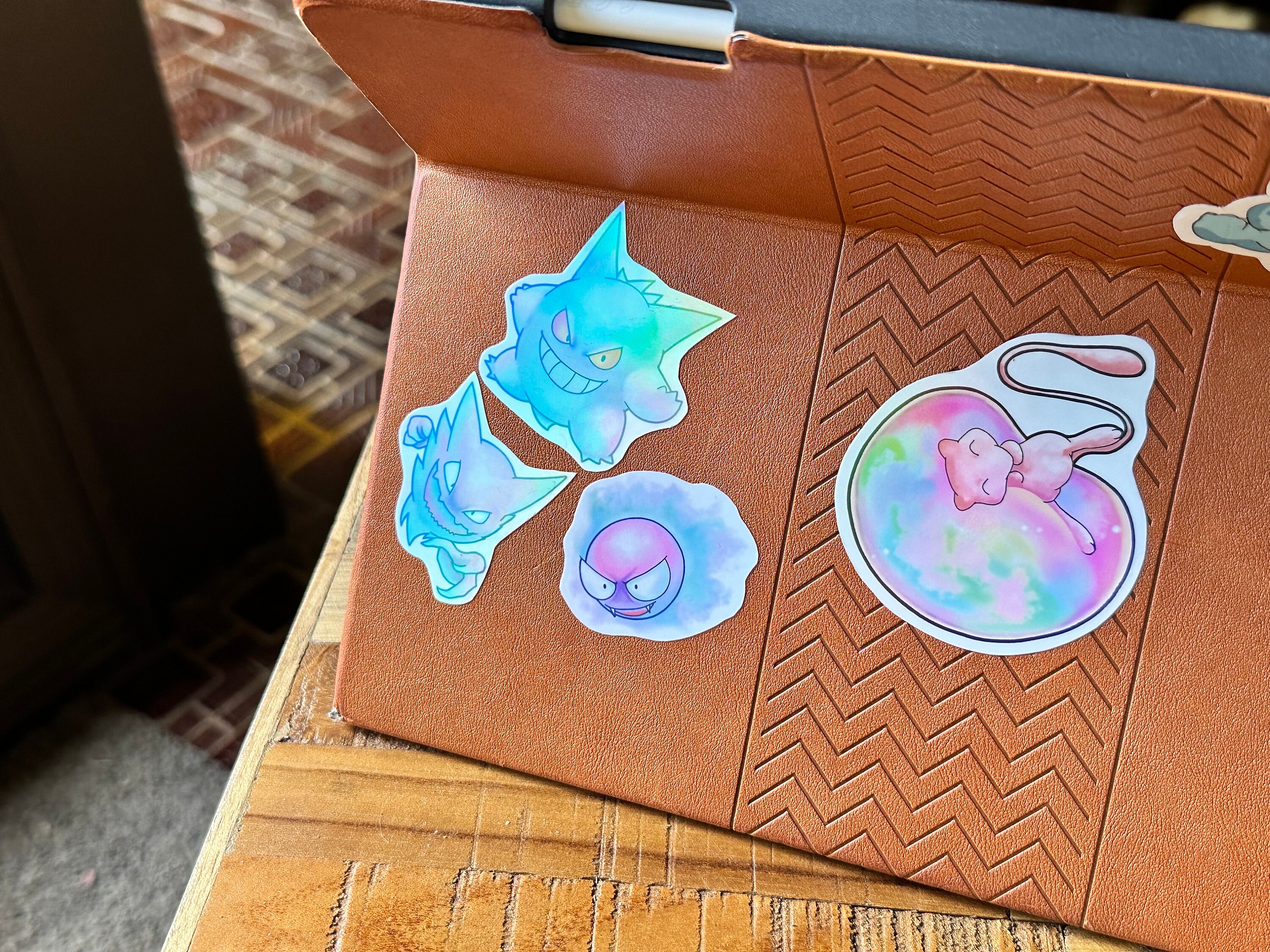 Pokemon Cute Pastel Pokemon Vinyl Glossy Sticker Set of 3 Gastly ...