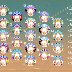 PRIDE Icon Gabriel ULTRAKILL Stickers 22 Options Designed by Akans ...