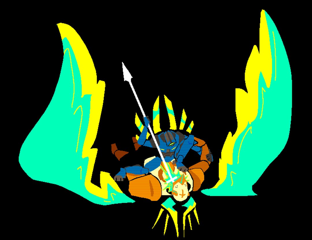 Piercer V1 & Gabriel Battle ULTRAKILL Art Print by Puterlovesyou - Etsy