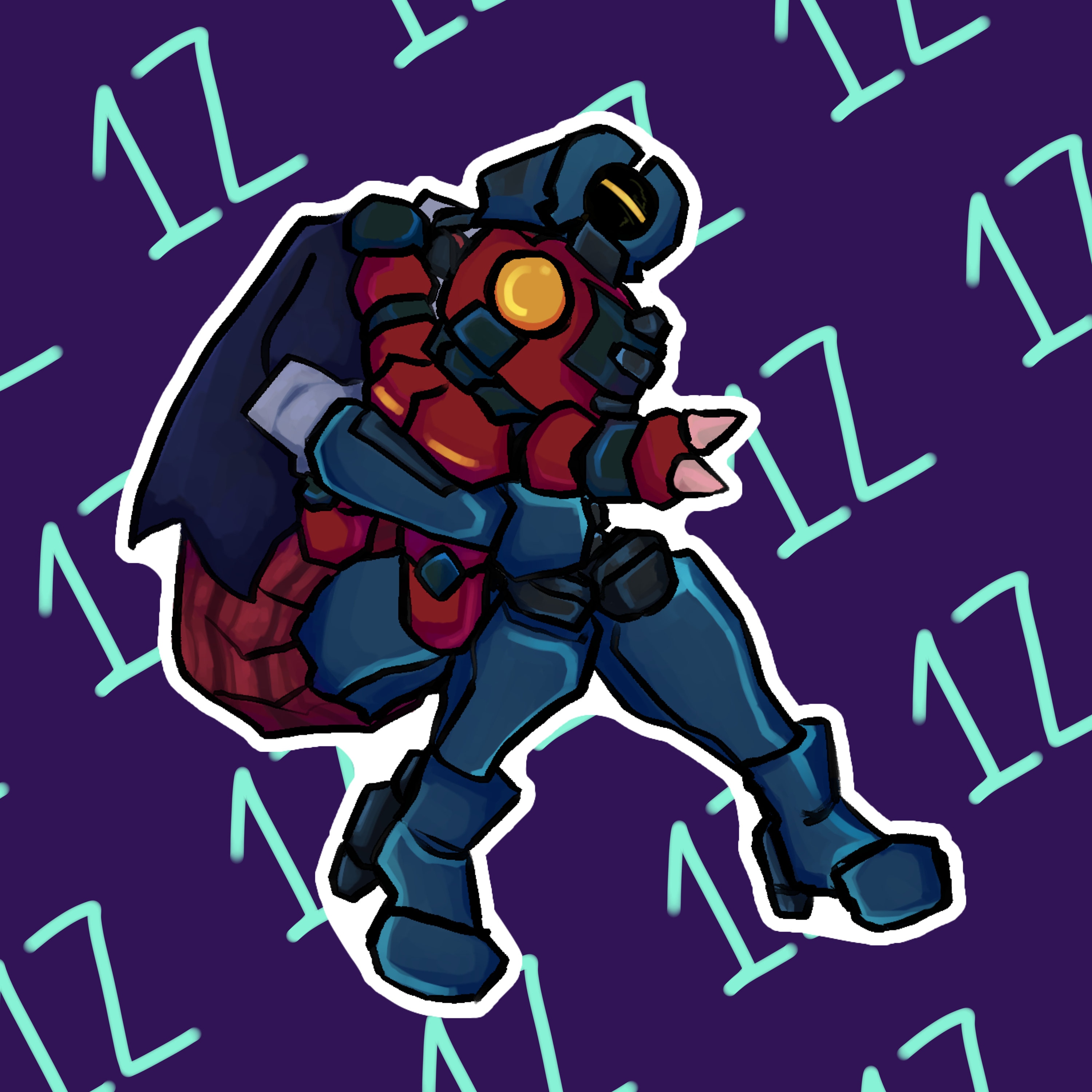 ULTRAKILL Mirage Hugging V2 Plushie Sticker Designed by 1zaan - Etsy