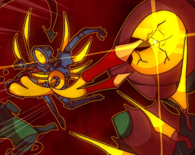 Got Your Eye! V1 & V2 Battle ULTRAKILL Art Print by Ivegottheconch - Etsy