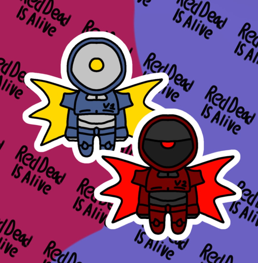 V1 & V2 Chibi ULTRAKILL Die Cut Stickers Designed by Ivegottheconch - Etsy