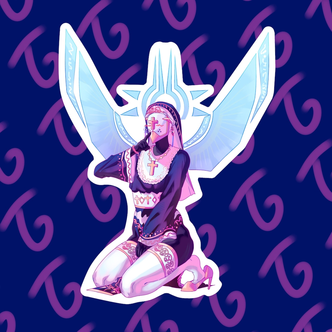 Gabriel Nun Church ULTRAKILL Sticker Designed by Jyun - Etsy
