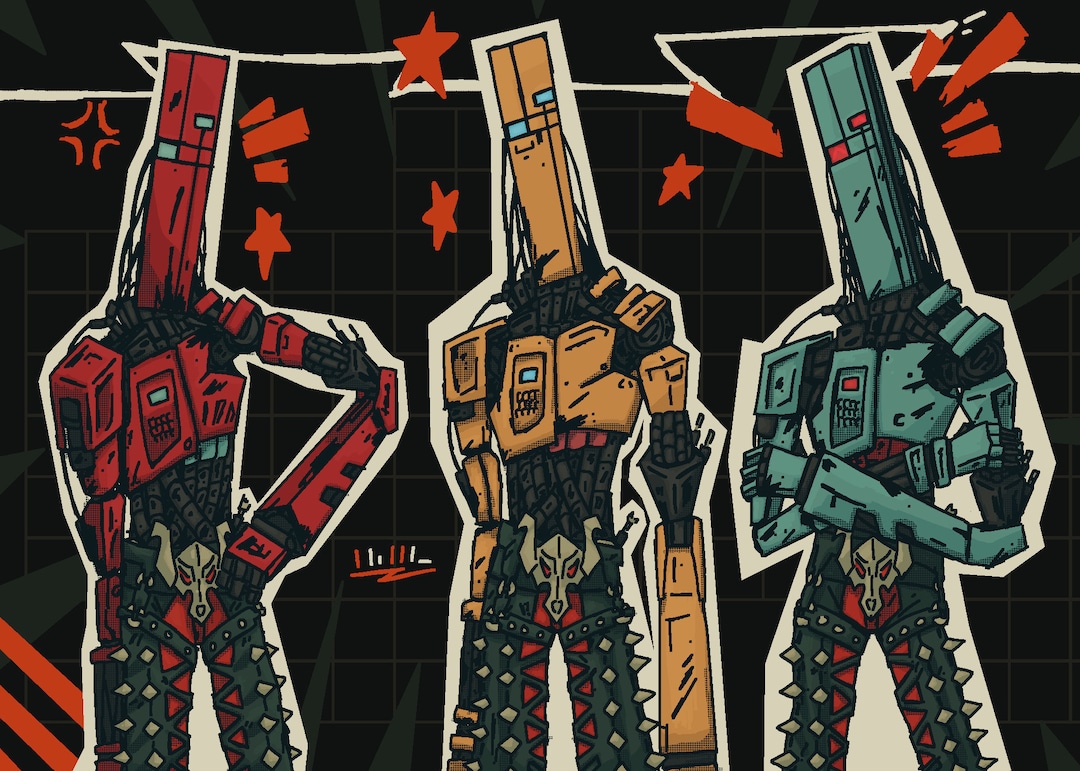 Swordmachine Punk Gang Agony & Tundra ULTRAKILL Art Print by 747shove ...