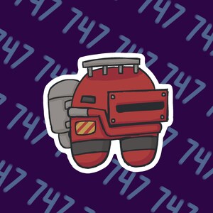 Among Us V1, V2, Gutterman, & Guttertank ULTRAKILL Die Cut Stickers ...