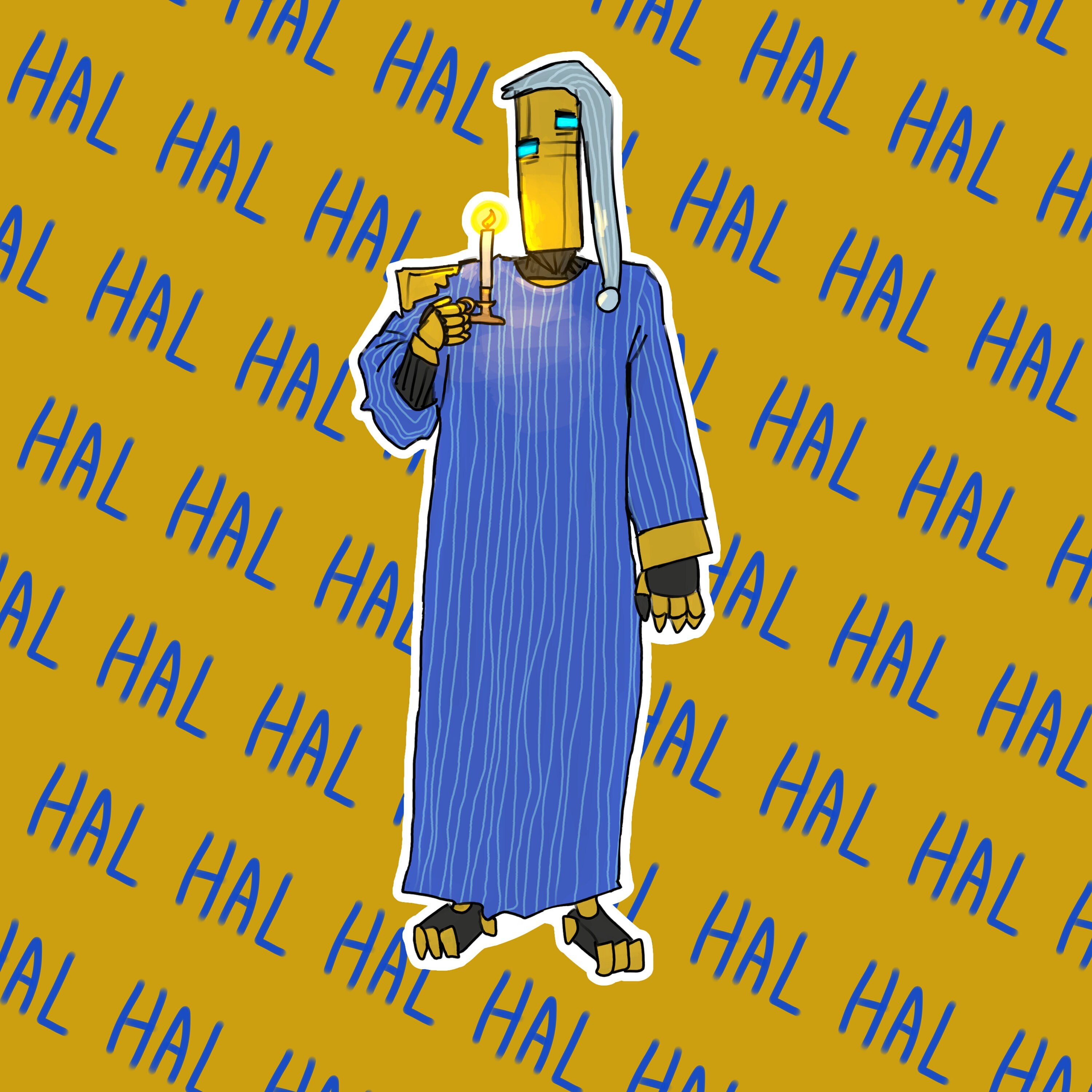 ULTRAKILL Sleepy Swordmachine Sticker Designed by Hal - Etsy