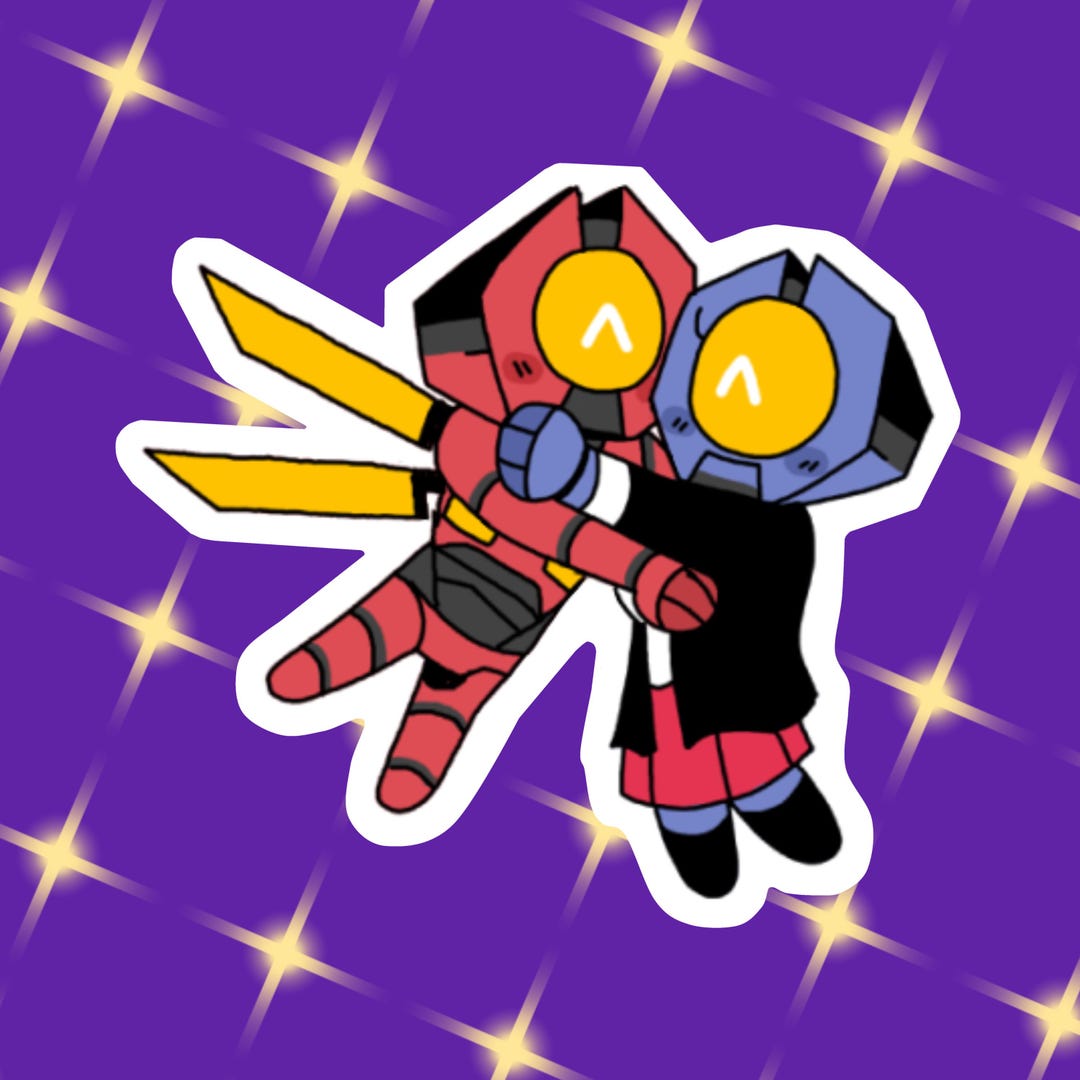 ULTRAKILL V2 X Mirage Yuri Sticker Designed by Staruri - Etsy