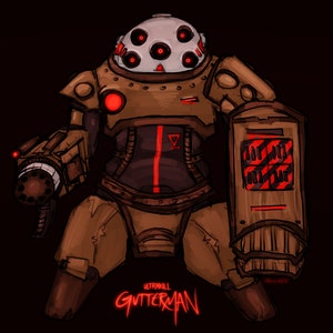 Gutterman ULTRAKILL Art Print by Hal - Etsy
