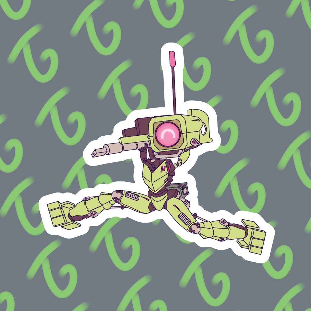 ULTRAKILL Sentry Happy Skiping Sticker Designed by Jyun - Etsy