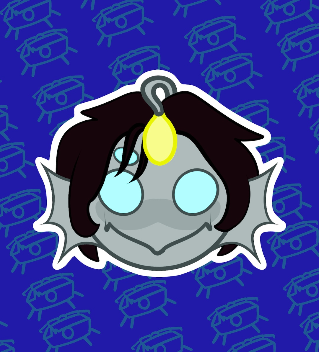 Cute Sebastian Solace Pressure Roblox Die Cut Sticker Designed by ...