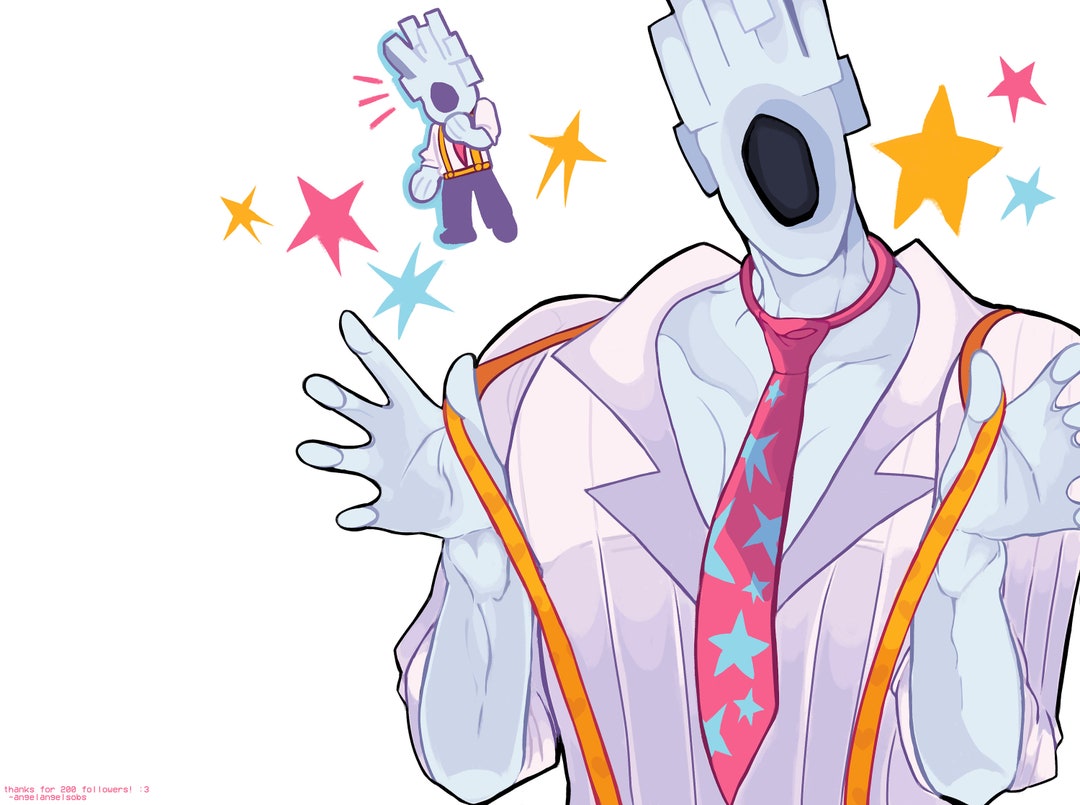 Party Time Minos Prime ULTRAKILL Art Print by Angelsobs - Etsy