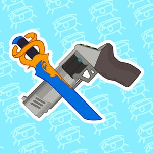 Gabriel Justice & Splendor, V1 Marksman ULTRAKILL Stickers Designed by ...