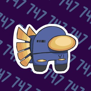 Among Us V1, V2, Gutterman, & Guttertank ULTRAKILL Die Cut Stickers ...