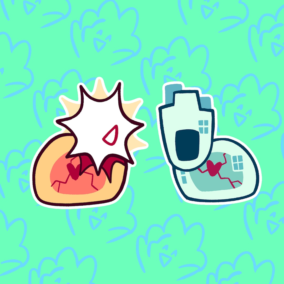 Minos & Sissyphus Prime Soul Loafing ULTRAKILL Die Cut Sticker Designed ...