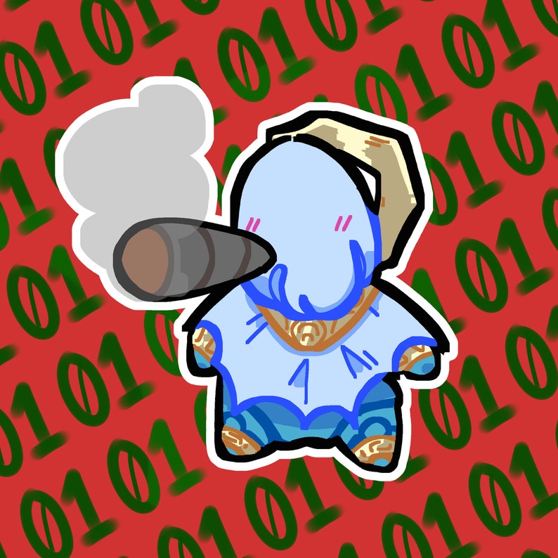 ULTRAKILL Ferryman & Flith With a Blunt Sticker Designed by - Etsy ...