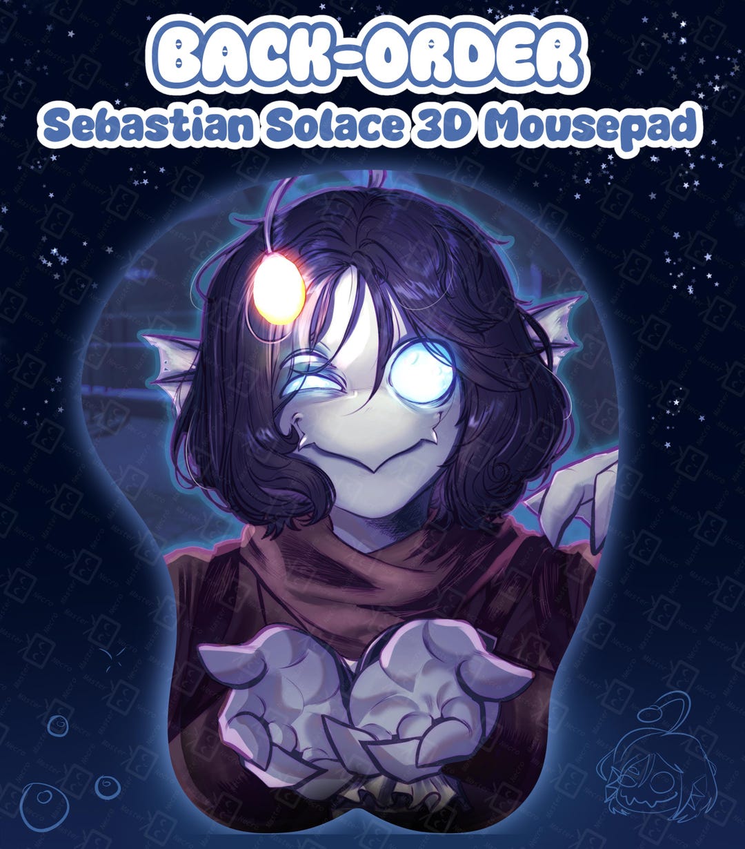 BACKORDER Sebastian Solace Pressure Roblox 3D Mousepad Oppai Wrist ...