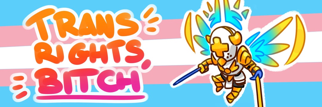 Gabriel Trans Rights ULTRAKILL Sticker Designed by Akans - Etsy