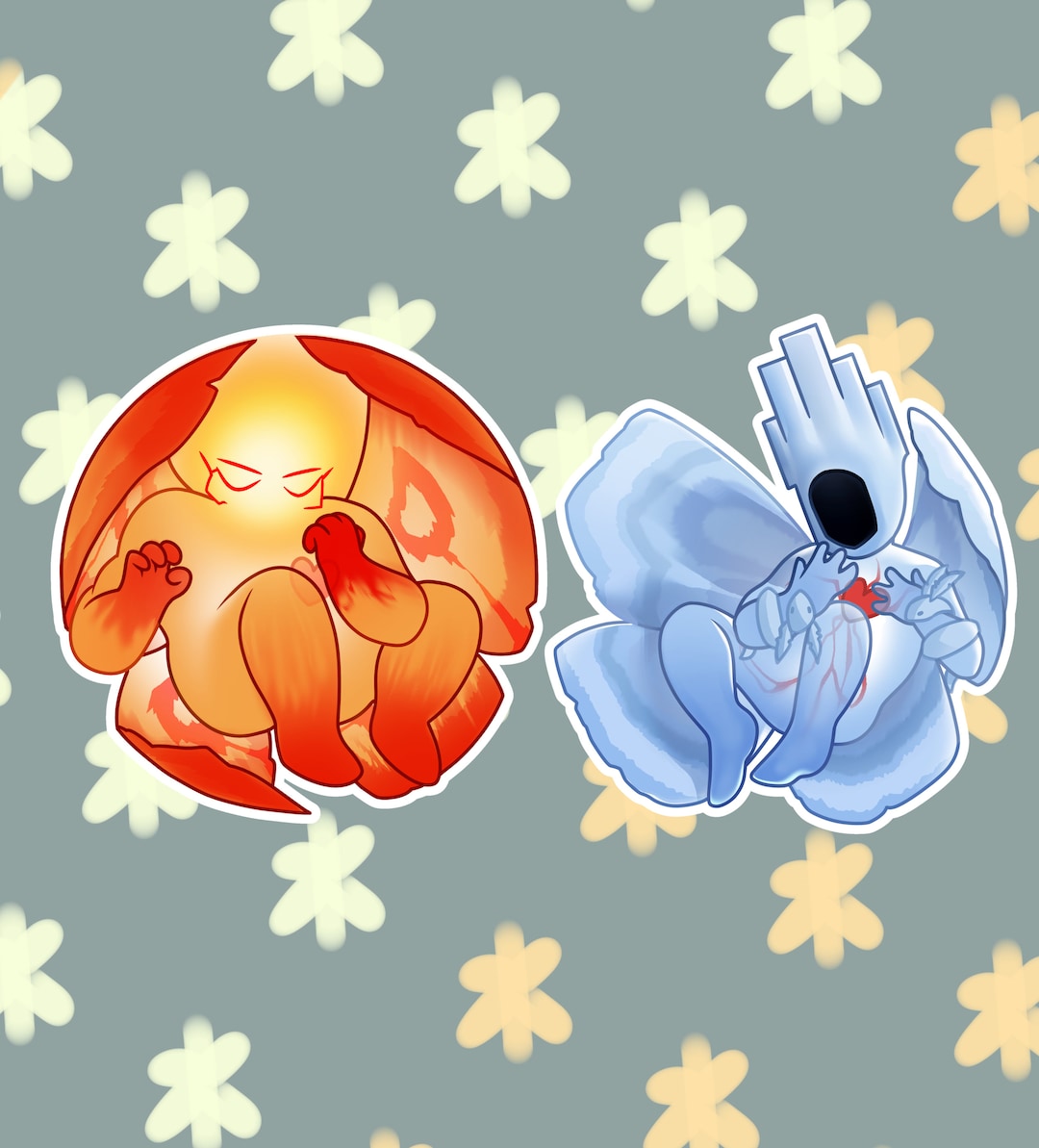 Moth Minos & Sisyphus ULTRAKILL Sticker Designed by Arensika - Etsy