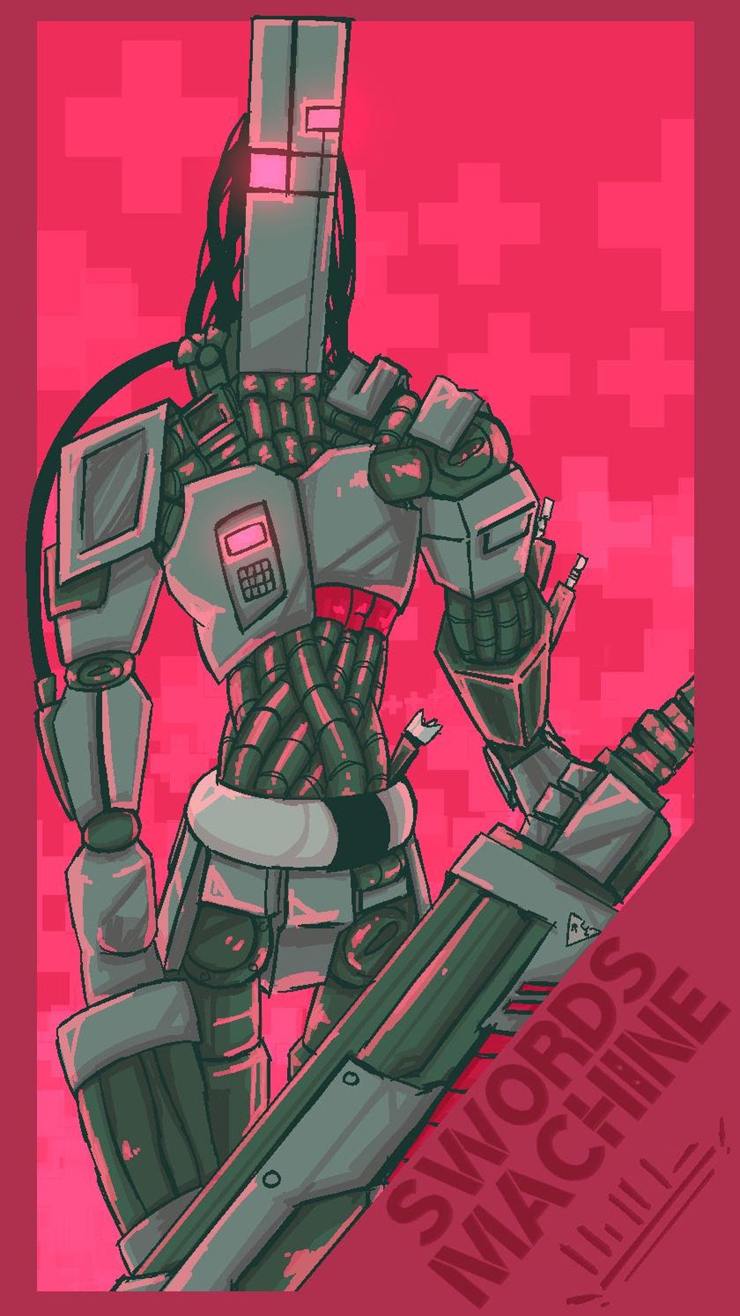 Swordmachine ULTRAKILL Art Print by 747shove - Etsy