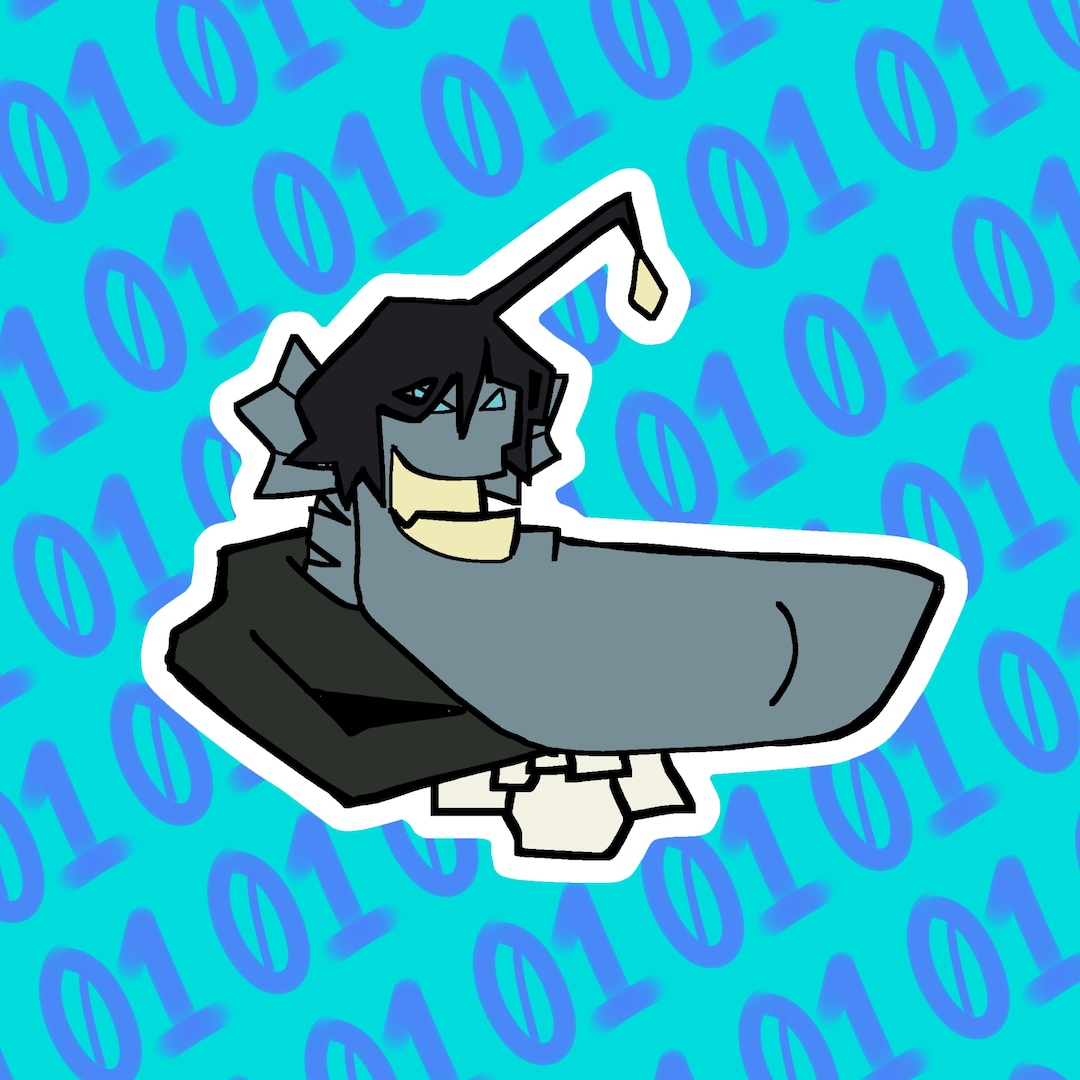 Sebastian Solace Crimson Yaoi Chin Pressure Roblox Die Cut Sticker ...
