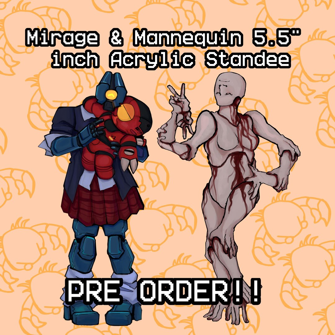 Mirage & Mannequin ULTRAKILL 5.5" Inch Pre Order Acrylic Standee ...