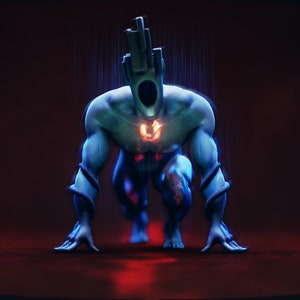 Minos Prime Boss Fight ULTRAKILL 3D Rendered Art Print by Dotflare - Etsy