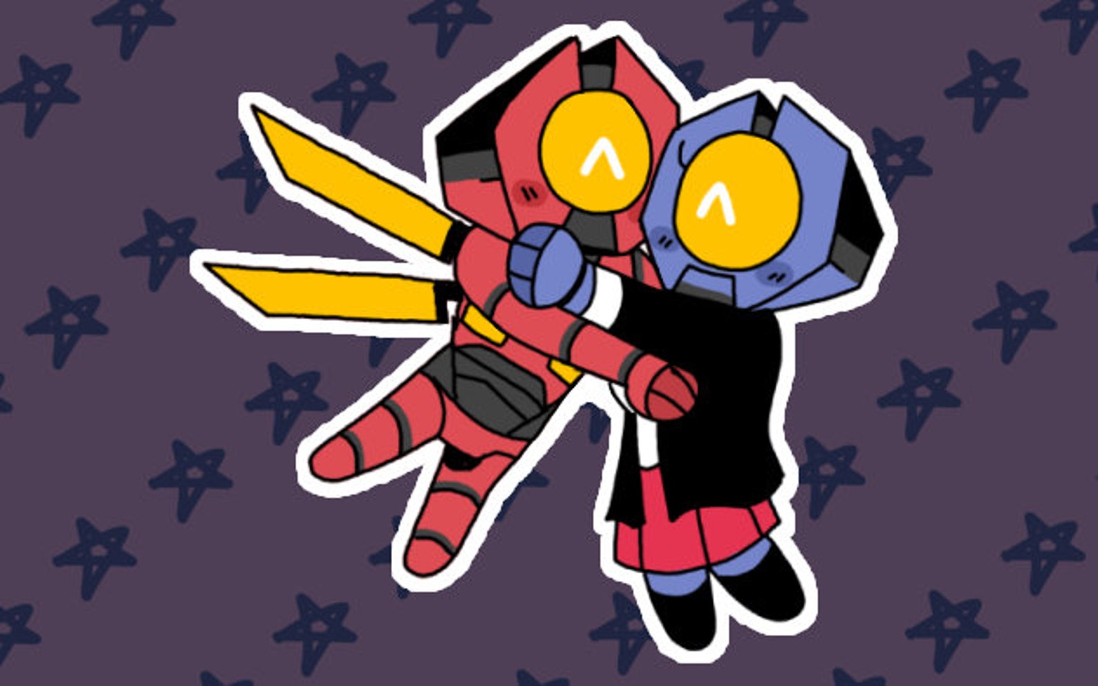 ULTRAKILL V2 X Mirage Yuri Sticker Designed by Staruri - Etsy Canada