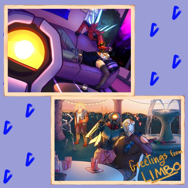 ULTRAKILL Character Stickers V1, V2, Ferryman, Gabriel, Earthmover - Etsy Canada