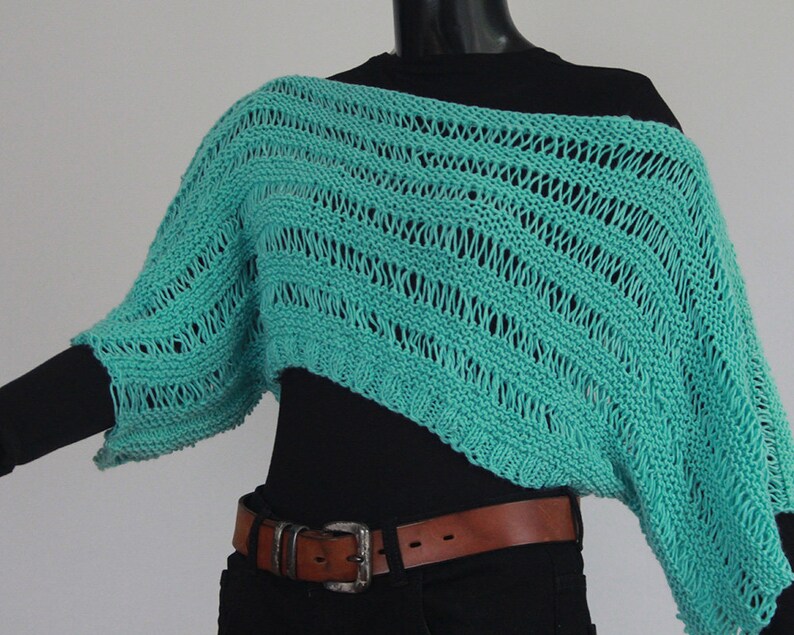 Turquoise Woman Top, Turquoise Bolero Shrug - Etsy
