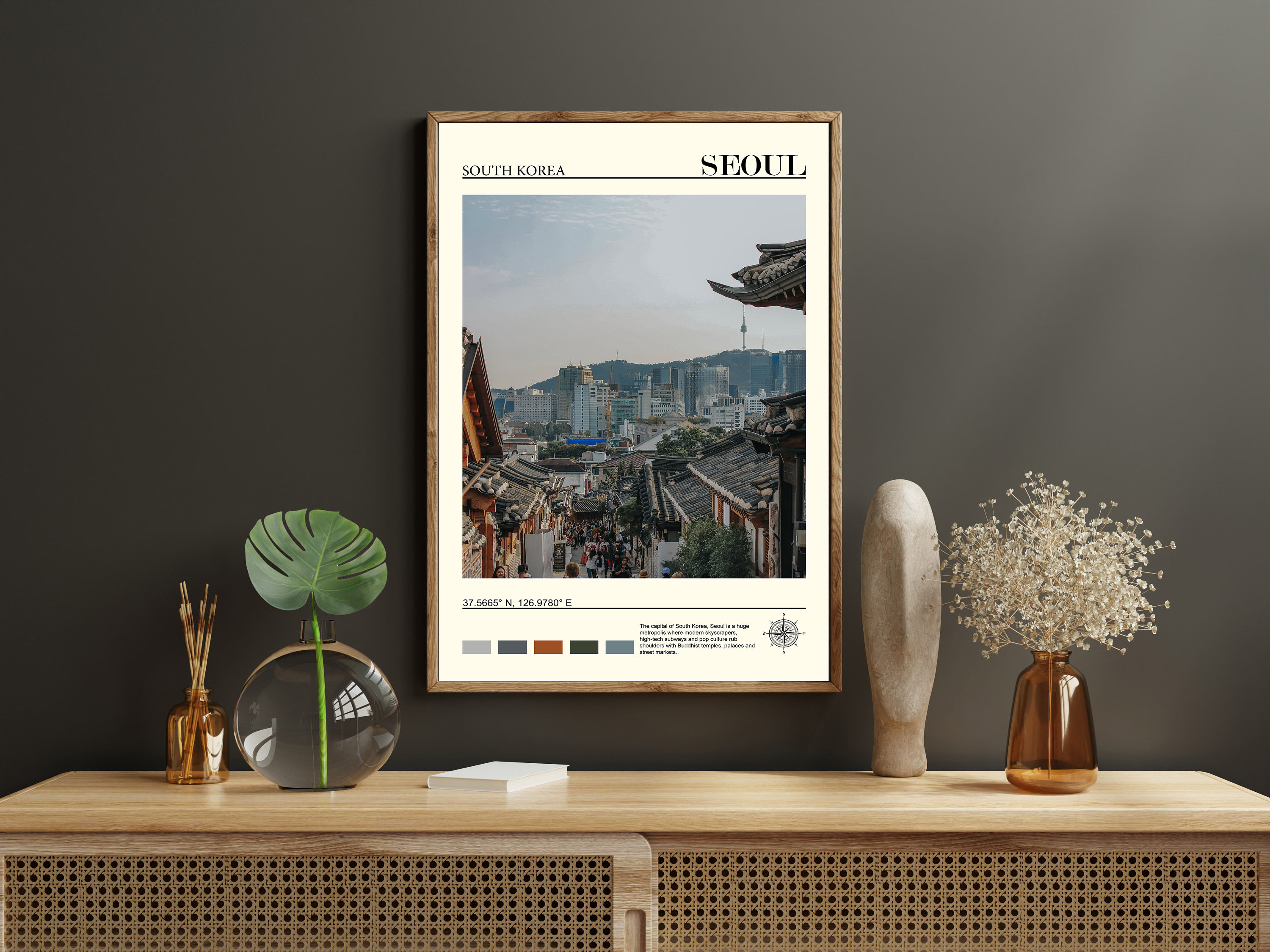 Seoul Print, South Korea Wall Art, Seoul Poster, Seoul Photo, South ...