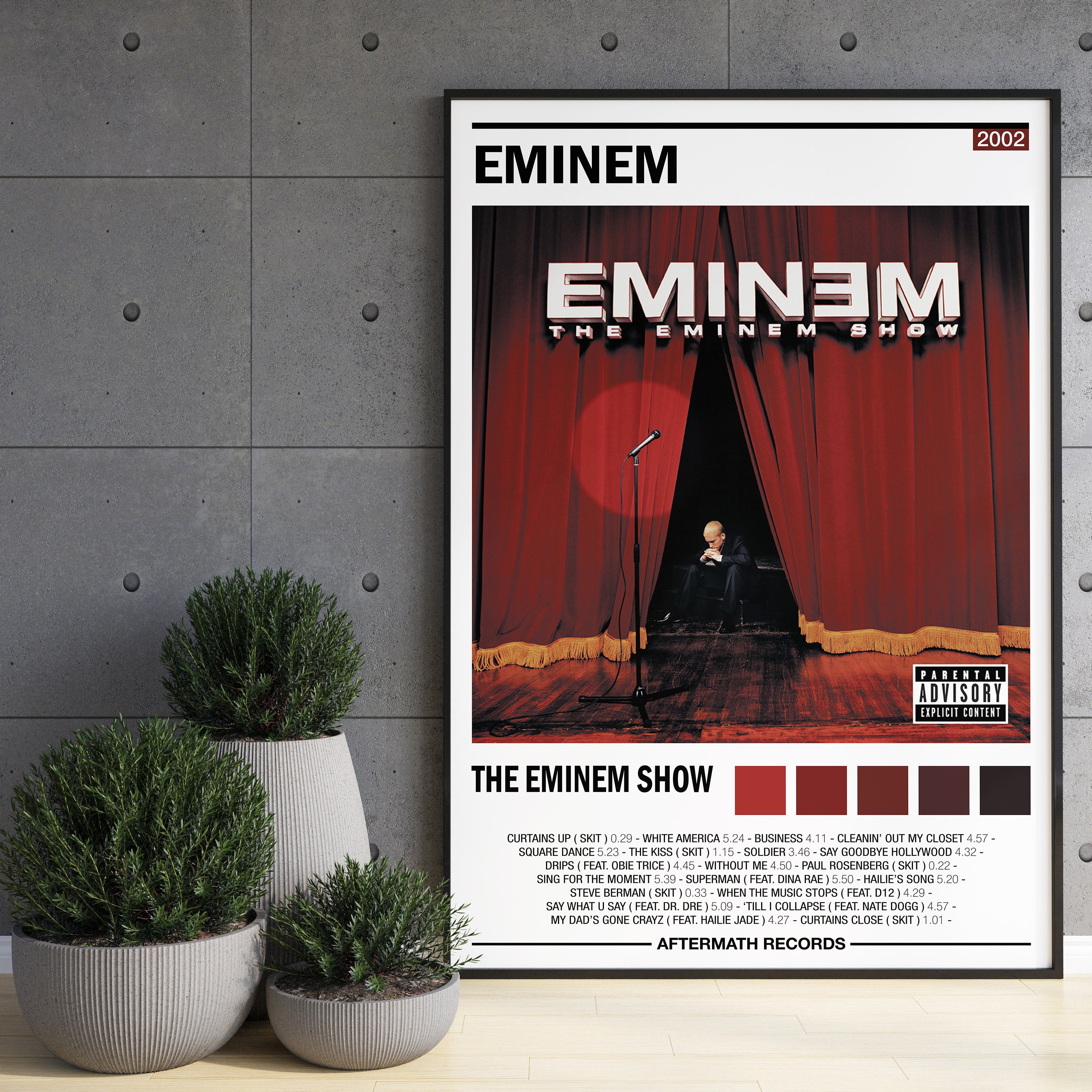 Eminem Poster | the Eminem Show Album Cover | Album Wall Art | Home ...