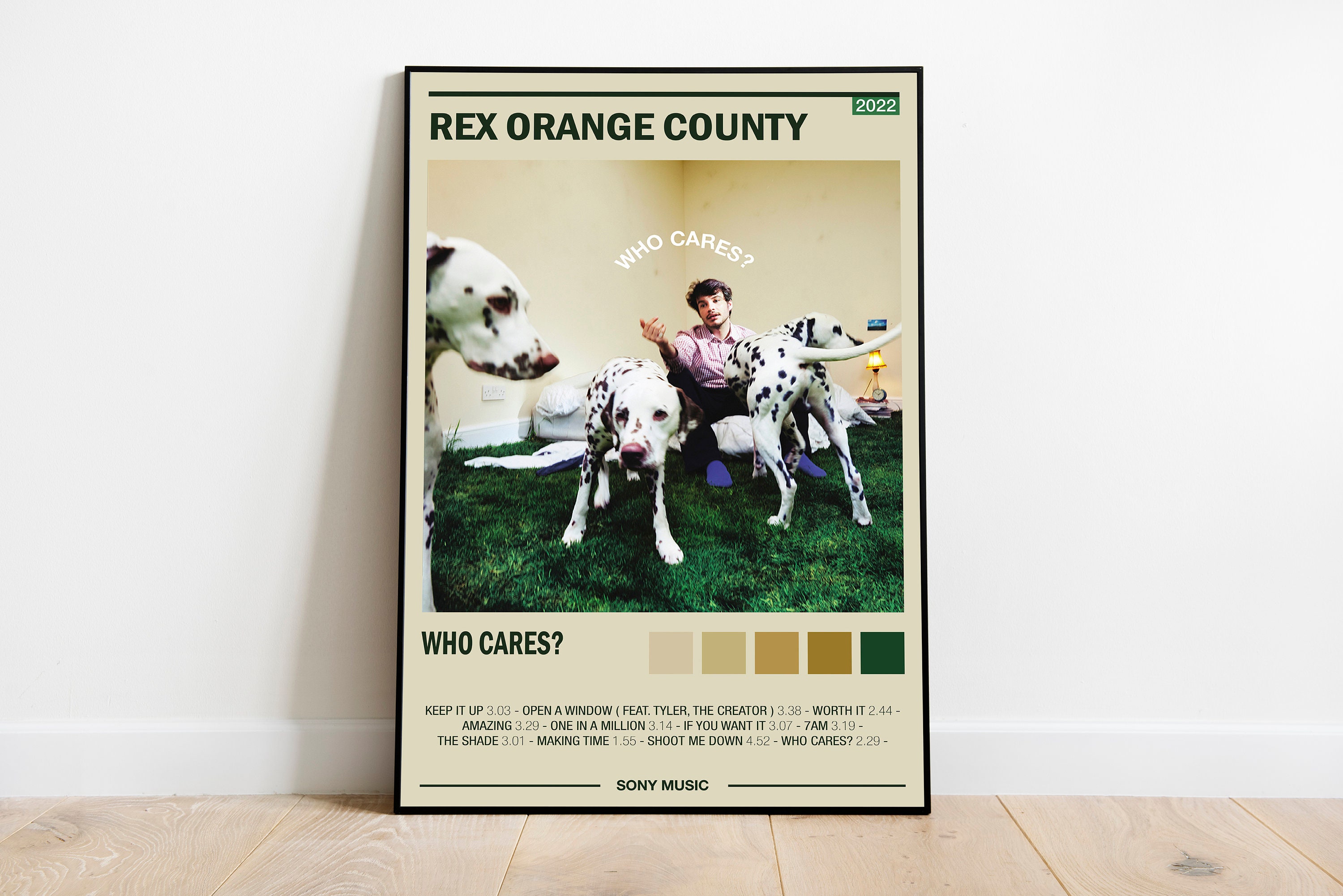 Rex Orange County Who Cares Poster Rex Orange County Album Cover Lover ...