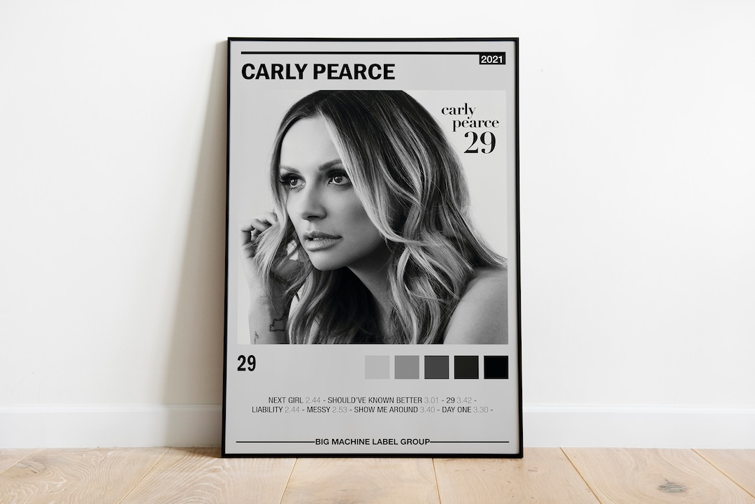 Carly Pearce Poster | Carly Pearce Album Cover | Carly Pearce 29 Album ...