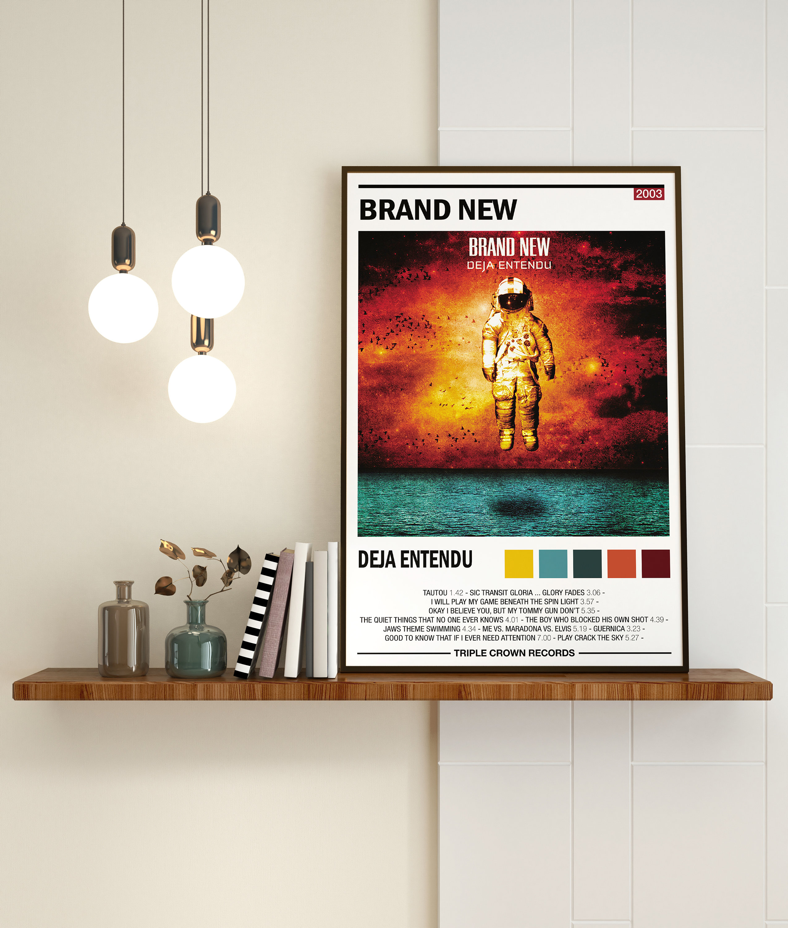 Brand New Poster | Deja Entendu Album Cover | Album Wall Art | Home ...