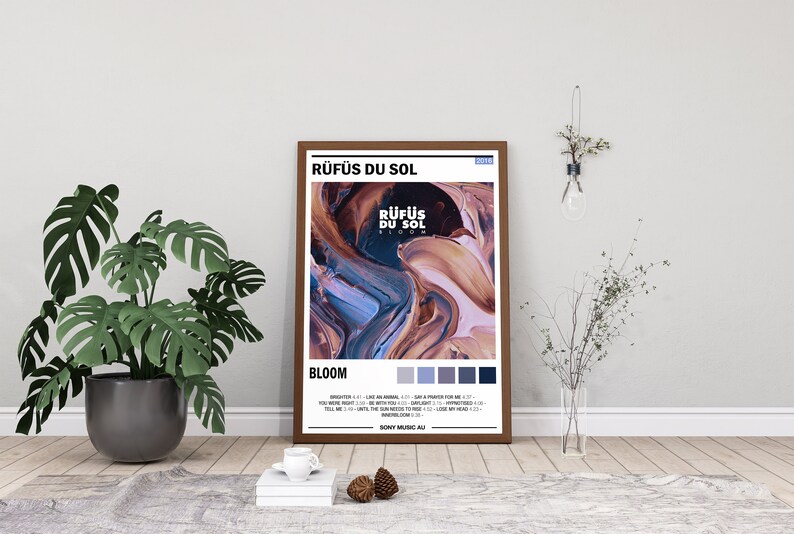 Rüfus Du Sol Poster | Rüfus Du Sol Album Cover | Bloom Album Wall Art ...