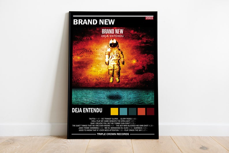Brand New Poster | Deja Entendu Album Cover | Album Wall Art | Home ...