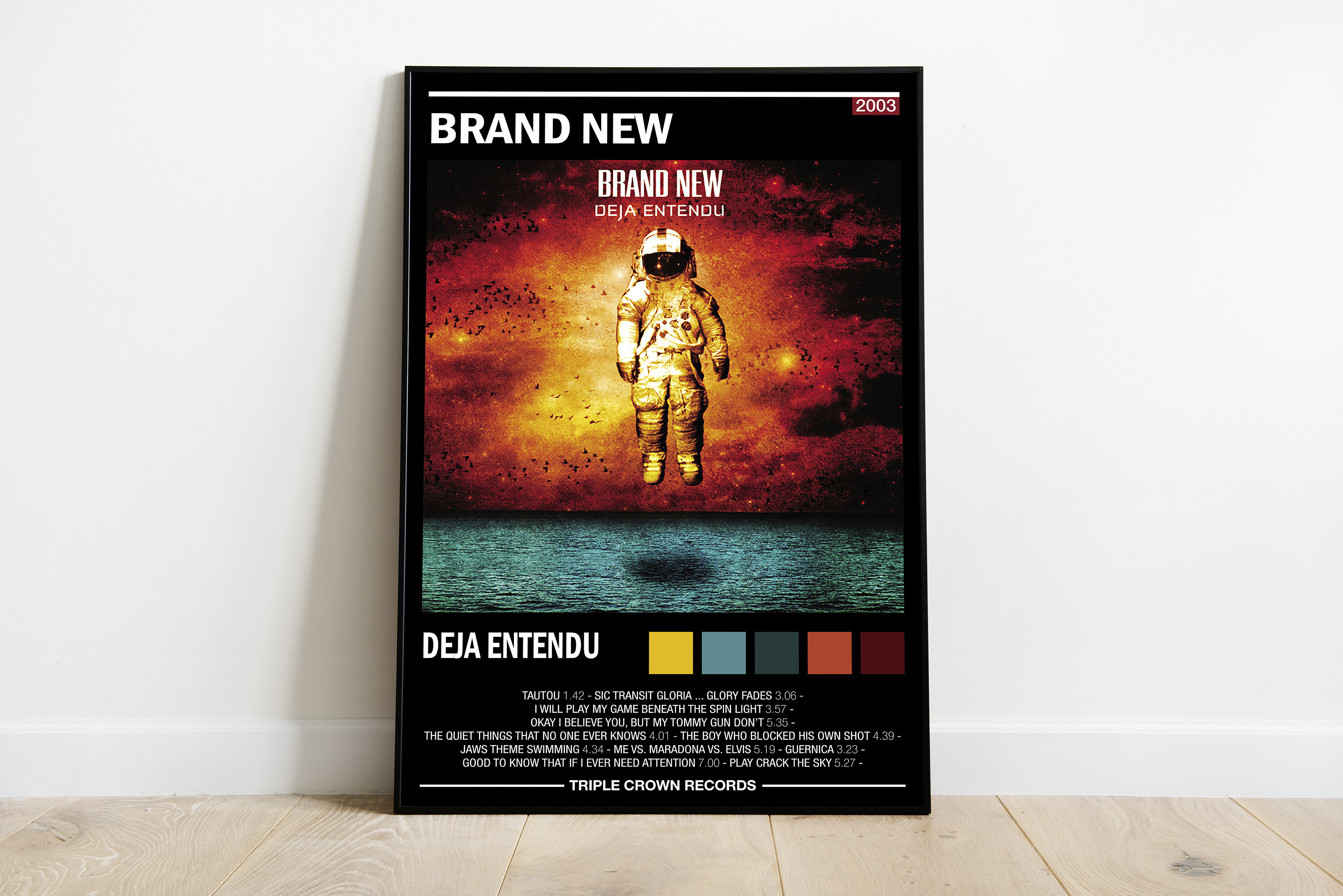 Brand New Poster | Deja Entendu Album Cover | Album Wall Art | Home ...