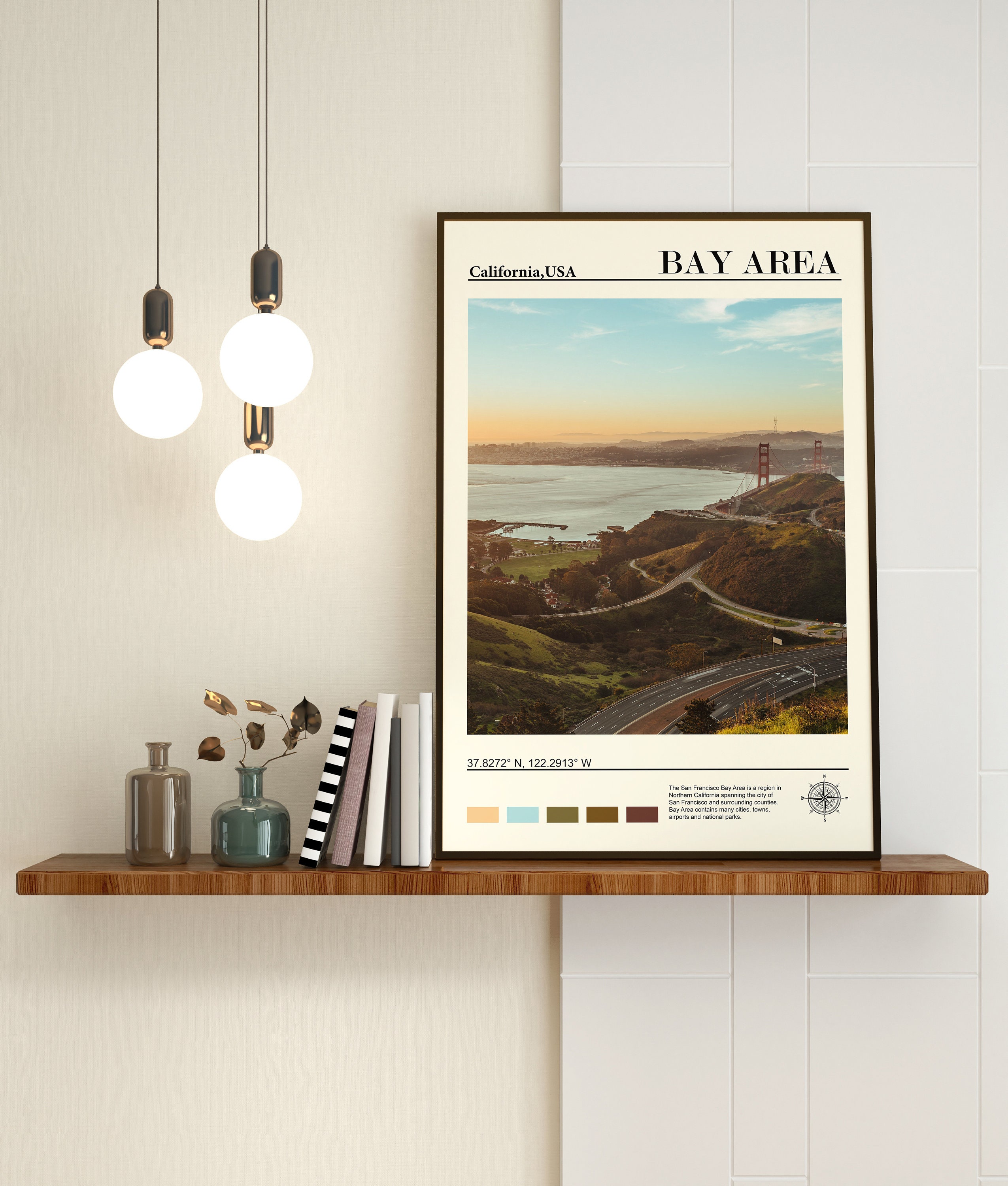 Bay Area Print, Bay Area Wall Art, Bay Area Poster, Bay Area Photo, Bay ...