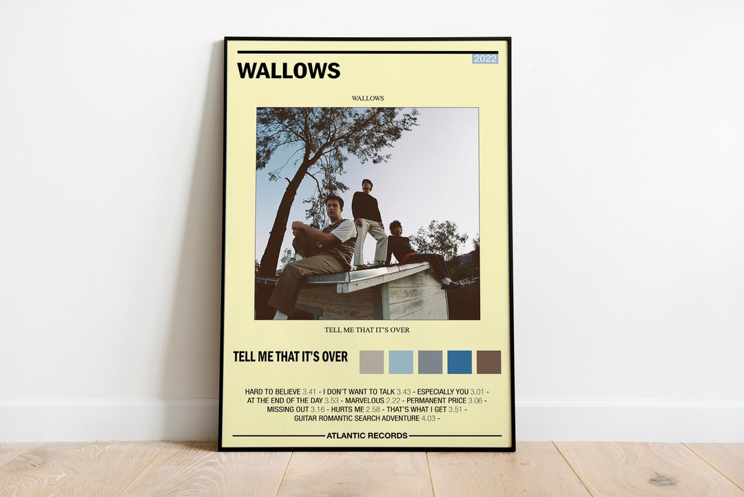 Wallows Poster | Tell Me That It's Over Album Cover | Print Album Wall Art | Home Decor | Music ...
