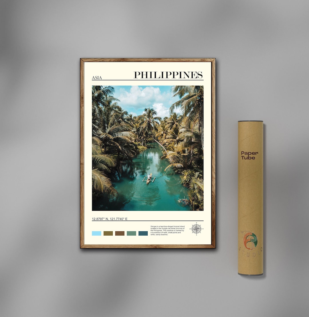Philippines Print, Philippines Wall Art, Philippines Poster ...