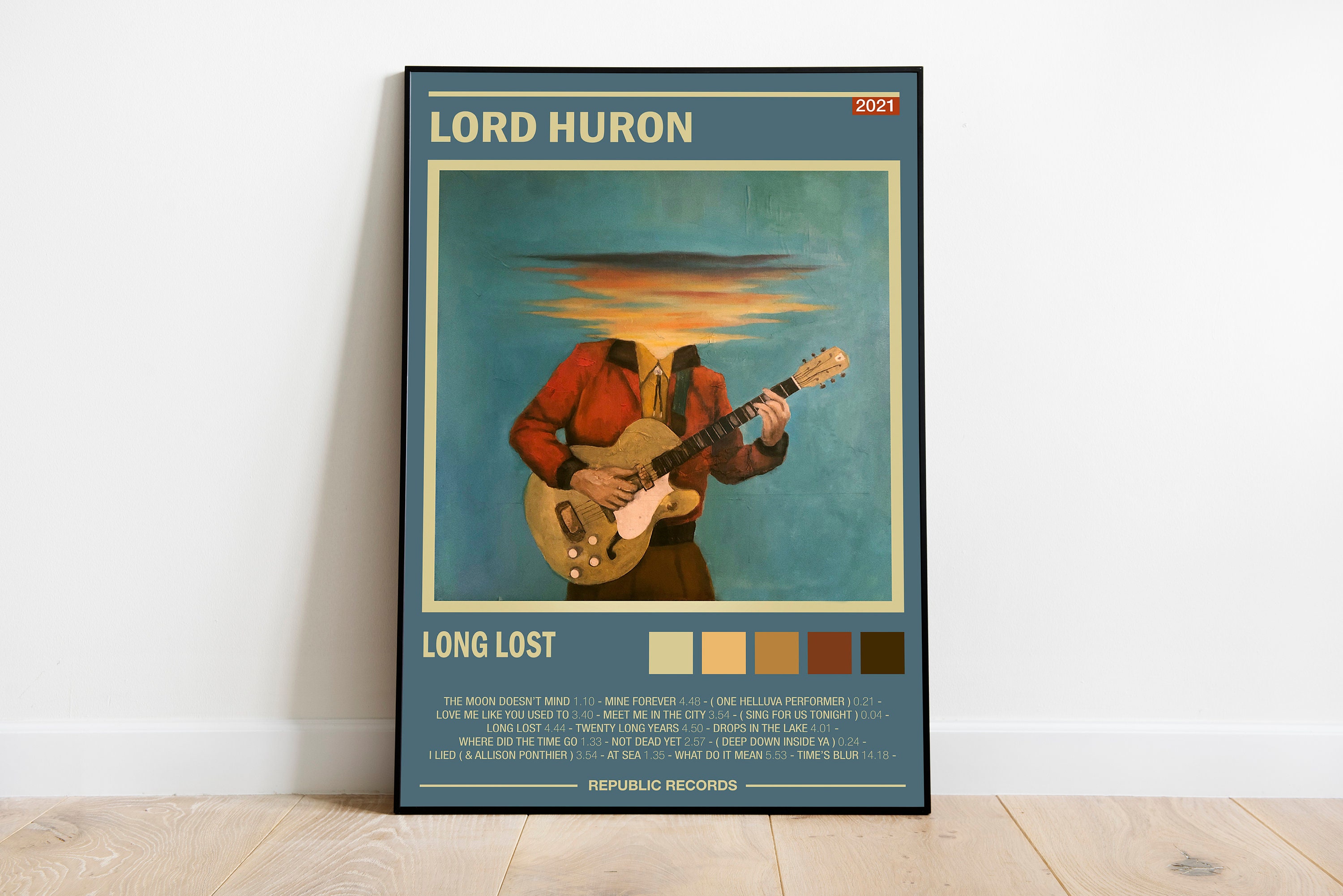 Lord Huron Poster Lord Huron Album Cover Long Lost Album Wall Art Home ...