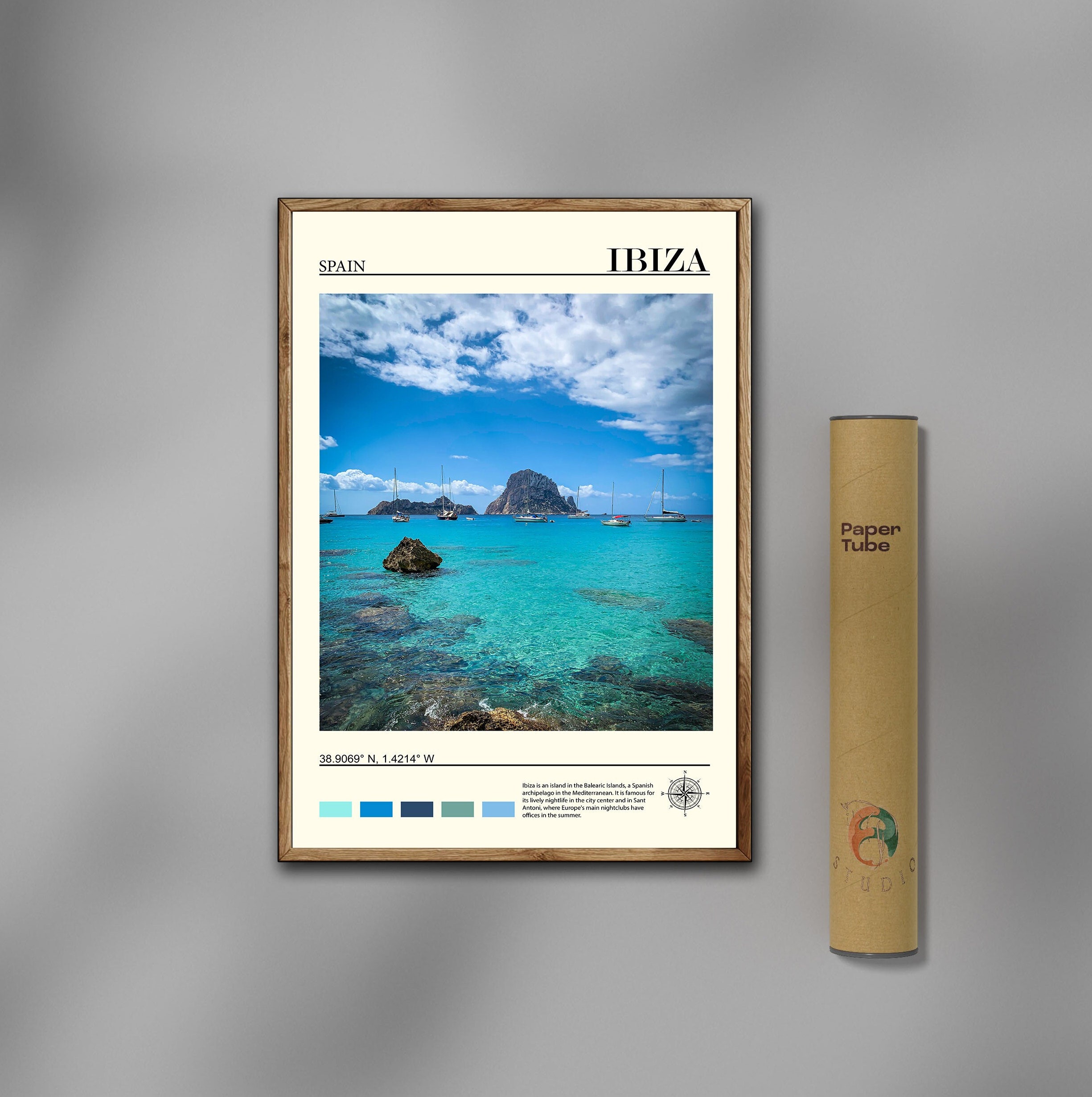Ibiza Print, Spain Wall Art, Ibiza Poster, Ibiza Photo, Ibiza Poster, Spain, Real Photo ...