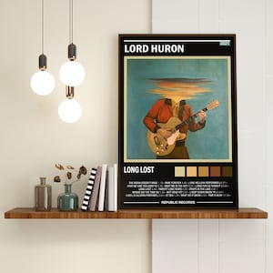 Lord Huron Poster | Lord Huron Album Cover | Long Lost Album Wall Art ...