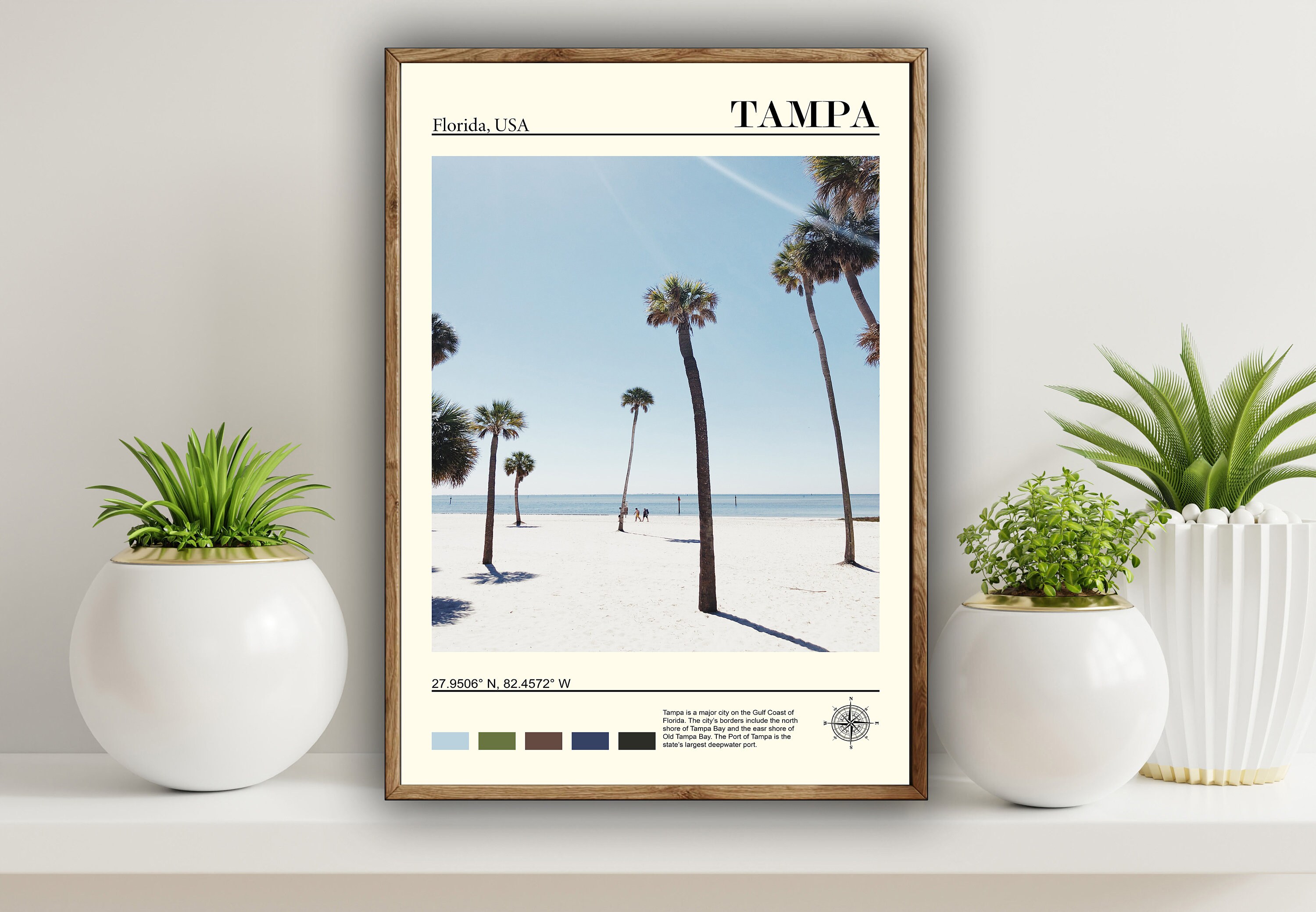 Tampa Print, Florida Wall Art, Tampa Poster, Tampa Photo, Tampa Poster ...