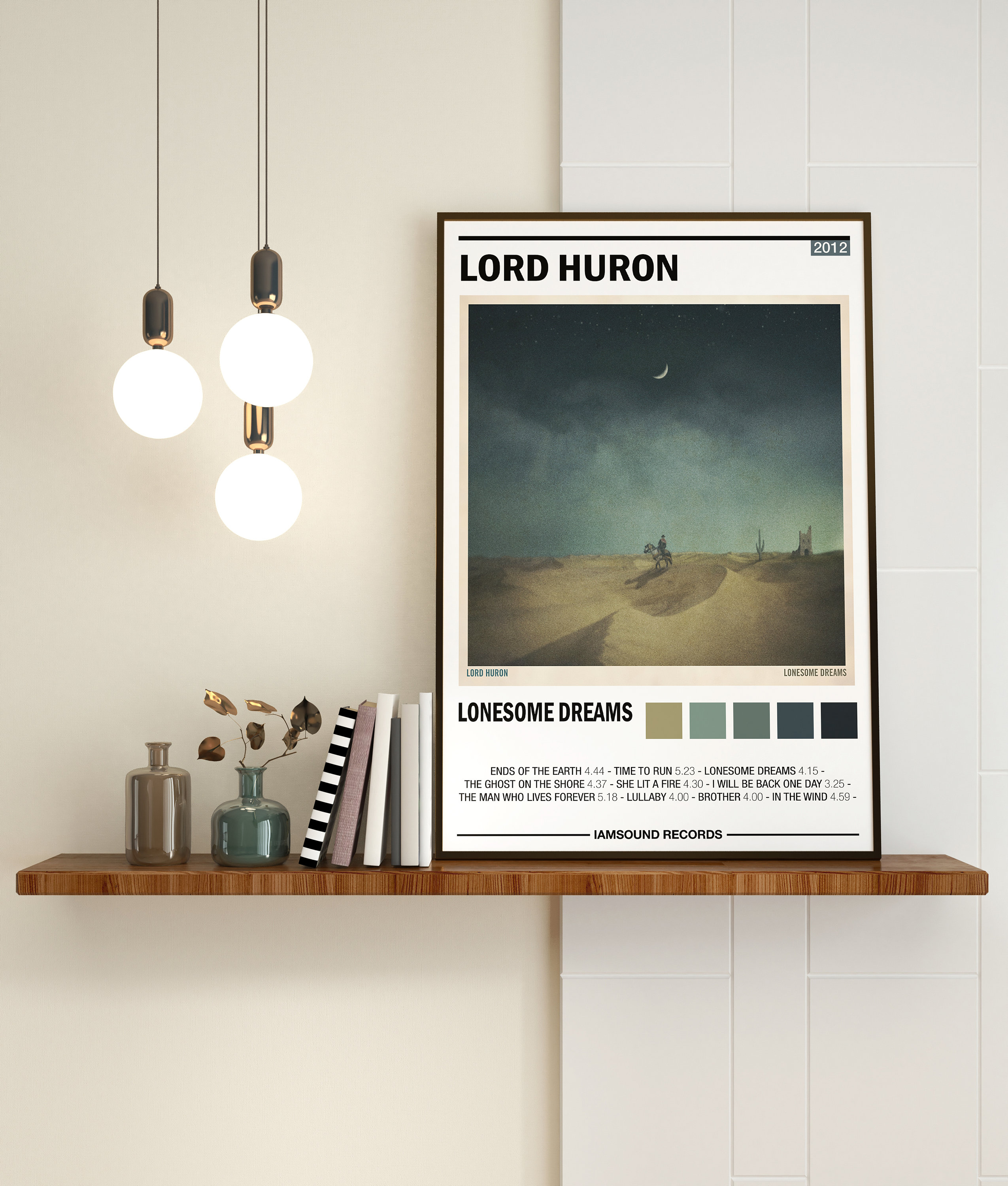 Lord Huron Poster | Lord Huron Album Cover | Lonesome Dreams Album Wall ...