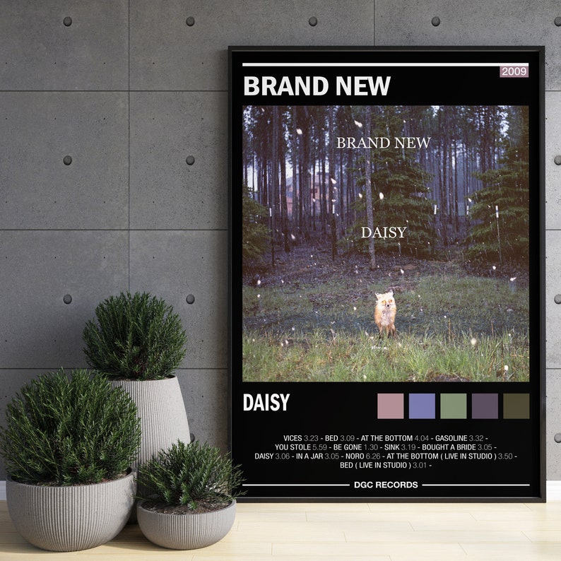 Brand New Poster | Daisy Album Cover | Album Wall Art | Home Decor ...