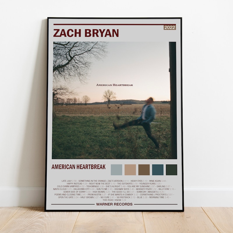 Zach Bryan Poster - Etsy